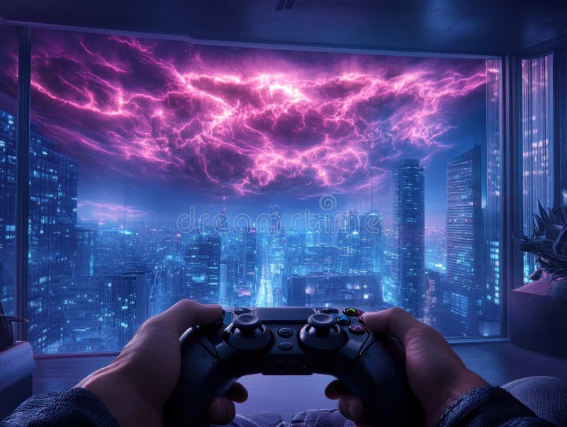Immerse Yourself in the Future of Gaming High-Tech Living Room ...