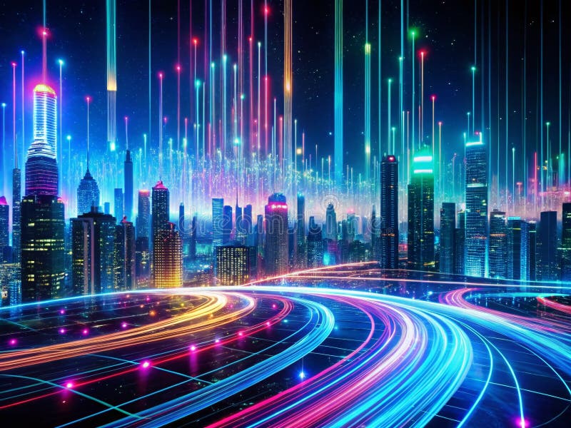 Immerse Yourself in a Futuristic Coding Landscape a Panoramic ...