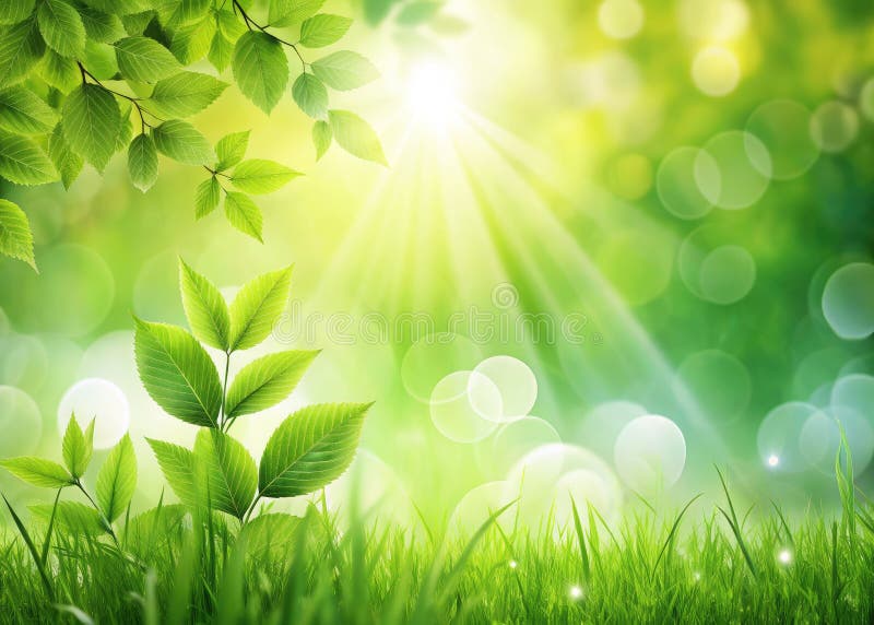 A Vibrant Springtime Organic Background Image Soft Light Green Lush ...