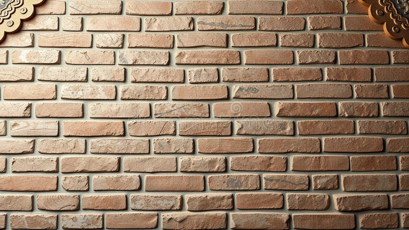 Exquisite Ornate Brickwork a Detailed Closeup of Embossed Scrollwork ...