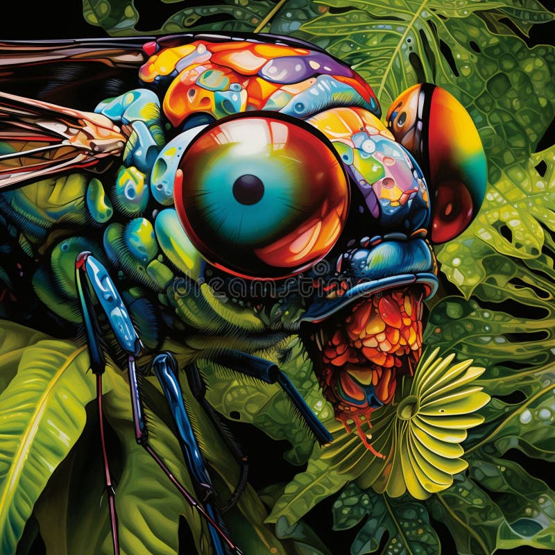 Insect Visionscapes: Exploring the Otherworldly Vision of Insects Stock ...