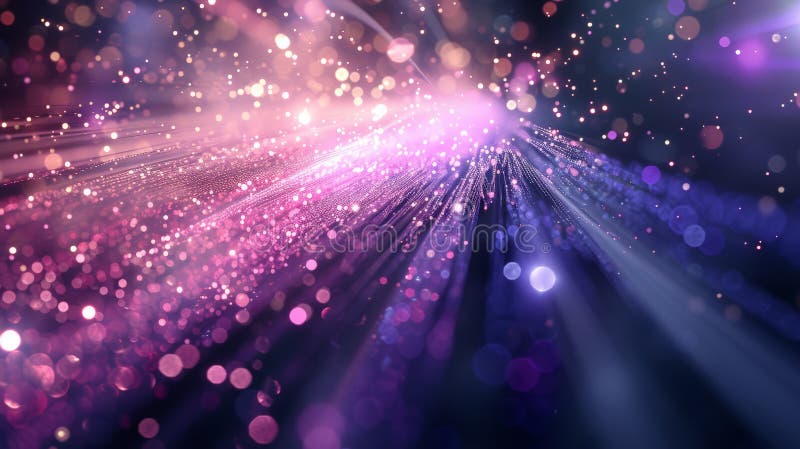 Luminous Symphony: Fiber Optic Light Ray Explosion Stock Image - Image ...