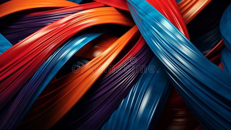 Mesmerizing Abstract Webbing: Intricate Strands of Connectivity in ...