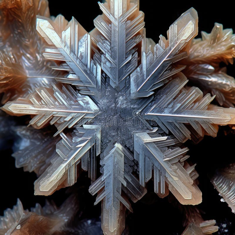 Crystalline Formations Patterns and Delicate Structures. Generative AI ...