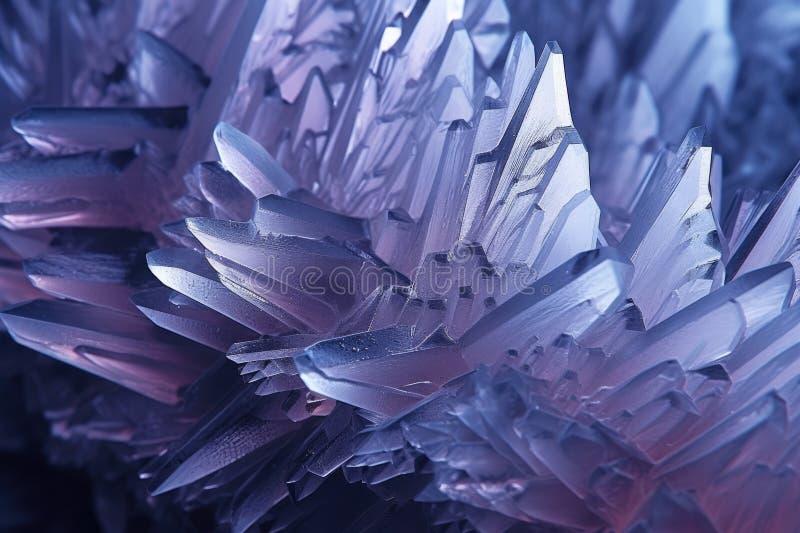 Crystalline Formations Patterns and Delicate Structures. Generative AI ...