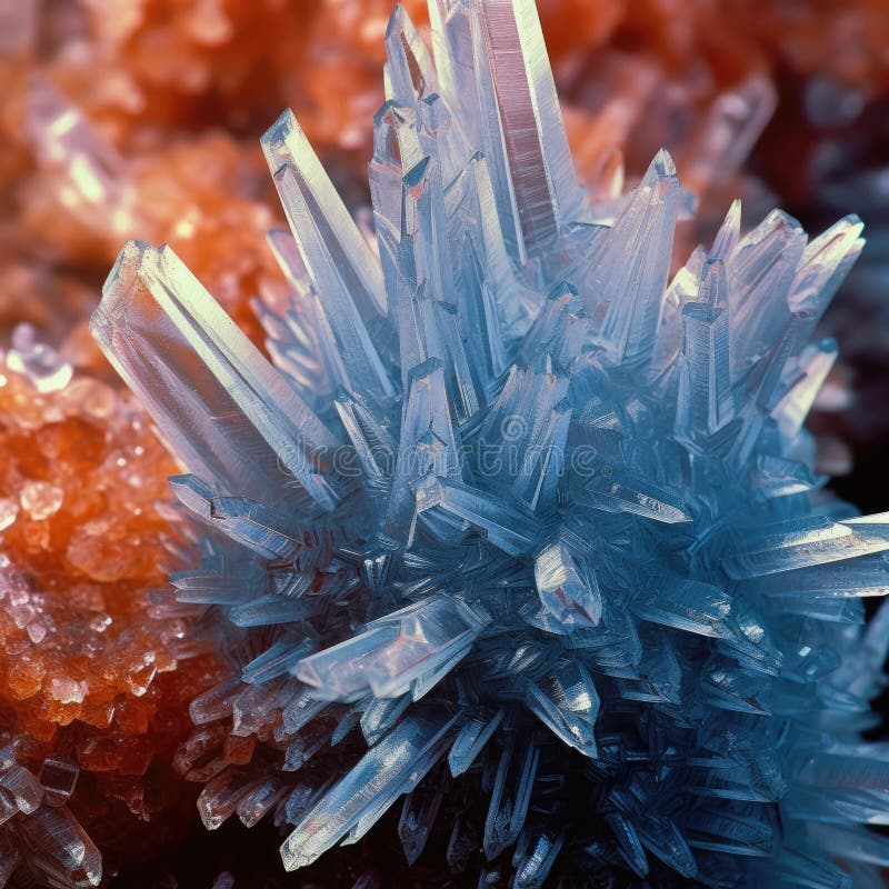 Crystalline Formations Patterns and Delicate Structures. Generative AI ...