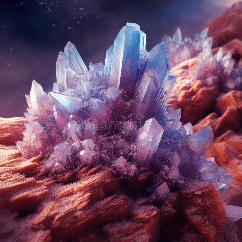 Crystalline Formations Stock Illustrations – 218 Crystalline Formations ...