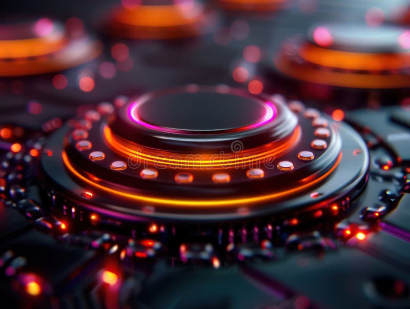 Futuristic Technology Interface a Group of Stunning Visuals and ...