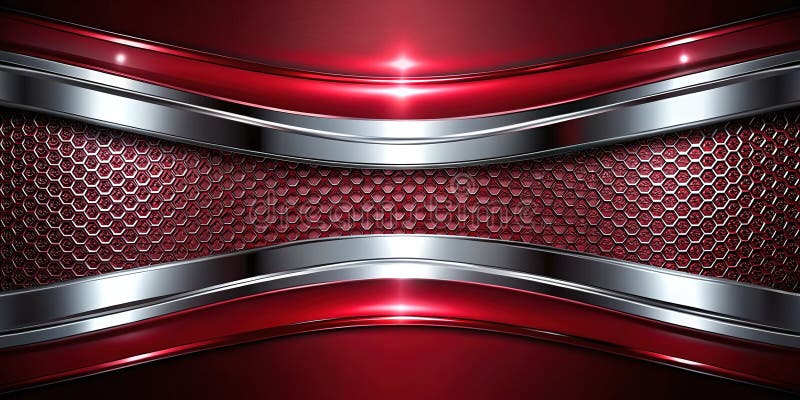 Stunning Red and Silver Glossy Background a Luxurious Elegant Design ...