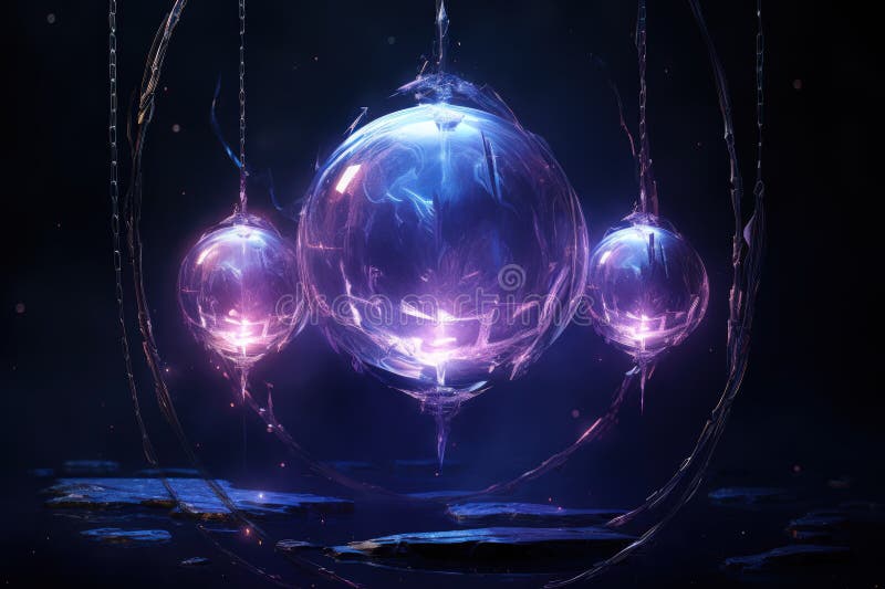 Arcane Crystal Orbs, Containing Trapped Magical Entities with Untold ...