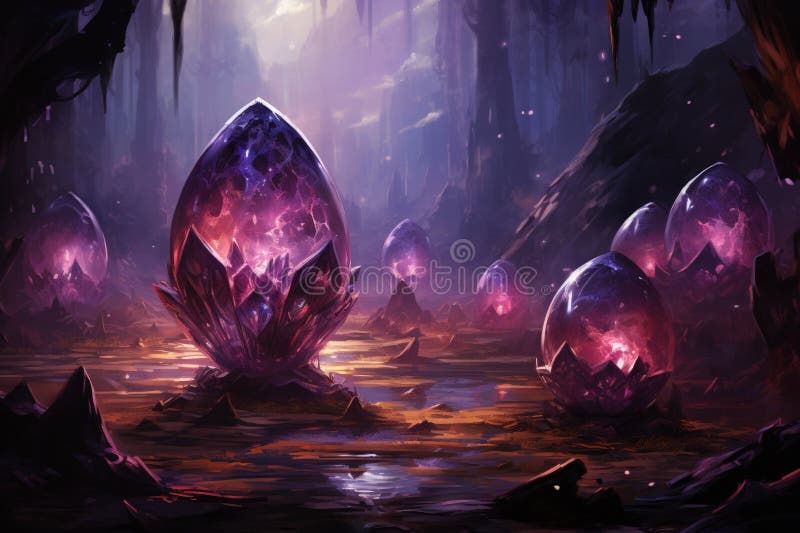 Arcane Crystal Orbs, Containing Trapped Magical Entities with Untold ...