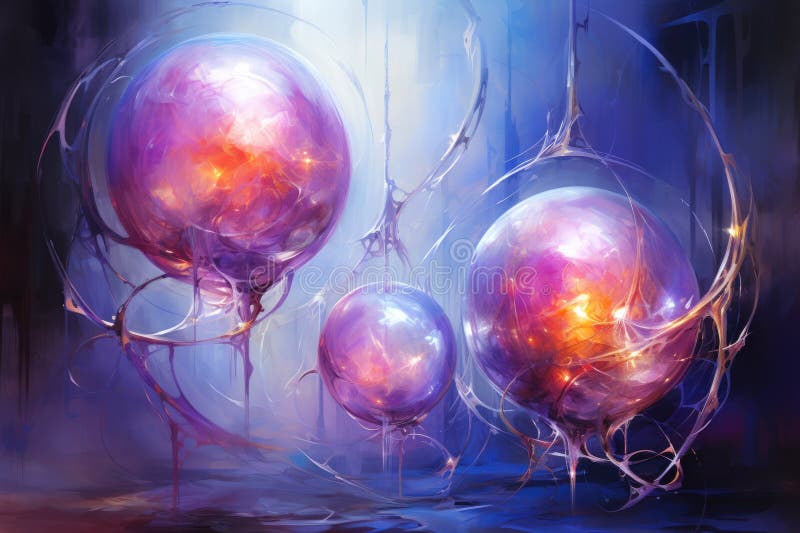 Arcane Crystal Orbs, Containing Trapped Magical Entities with Untold ...
