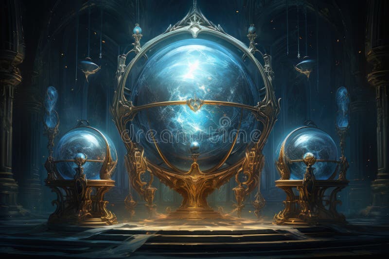 Arcane Crystal Orbs, Containing Trapped Magical Entities with Untold ...