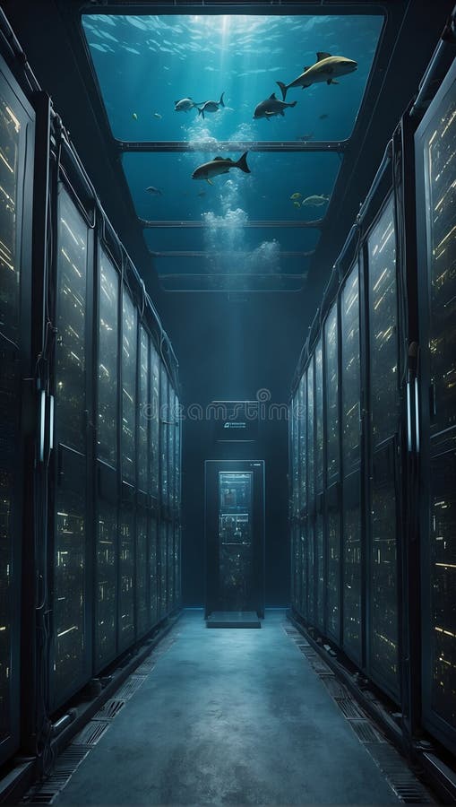 TidalTech Secrets Below. AI Generate Stock Illustration - Illustration ...