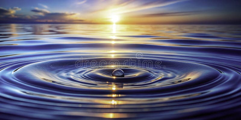 Abstract Water Ripples Minimalist Light Caustics Background a Calming ...