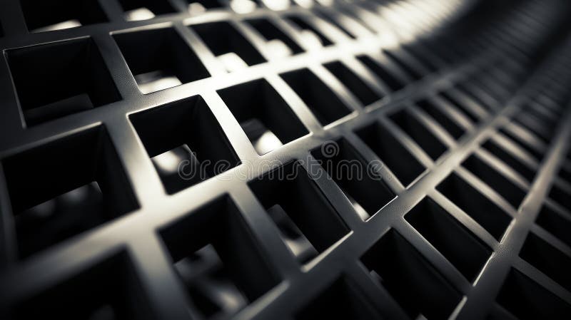 Urban Mesh: Contemporary Grating Vision Stock Image - Image of element ...