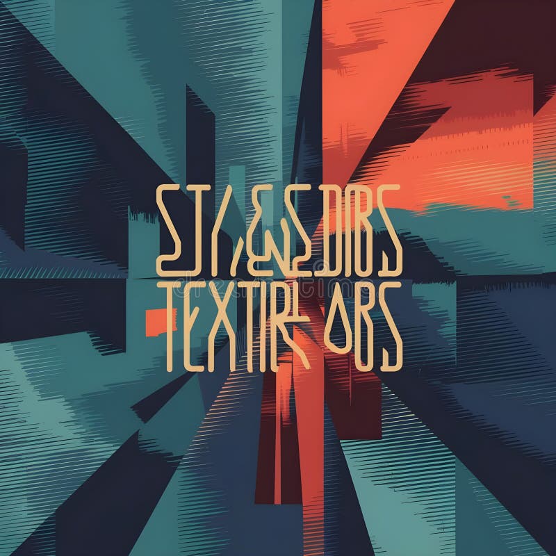 Texture and Contrast in Abstract Art Stock Illustration - Illustration ...