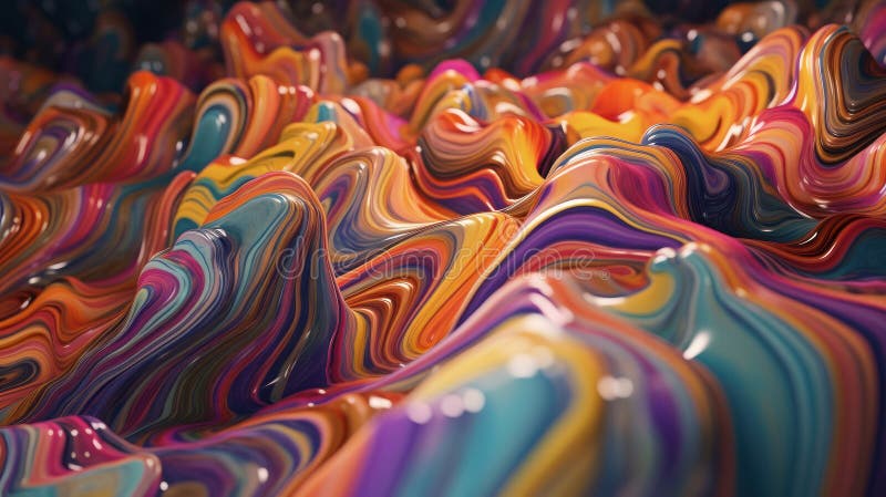 Transcendent Fluidity: a Psychedelic Exploration of Ferrofluids Stock ...