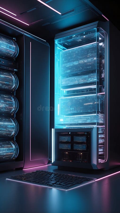 QuantumQuotient S Data Symphony: 3D Vortex Unleashed. AI Generate Stock ...