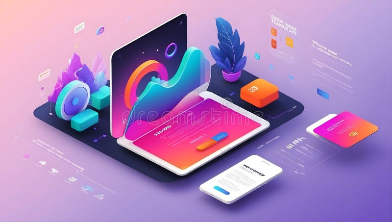 Pixels that Flow: Experience the Elegance of Modern UI UX Design. AI ...