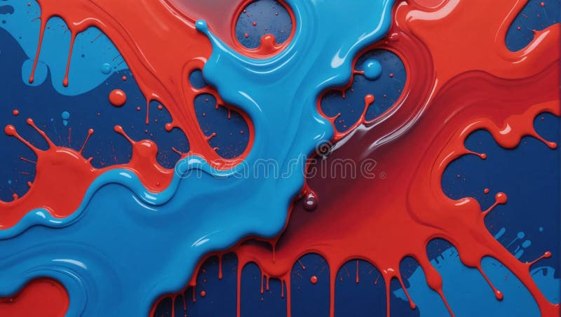 Vibrant Abstract Complementary Colors Background Stock Illustration ...
