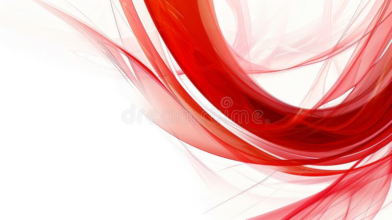 Crimson Fusion: a Red Abstract Overture of Dynamic Vector Elegance ...