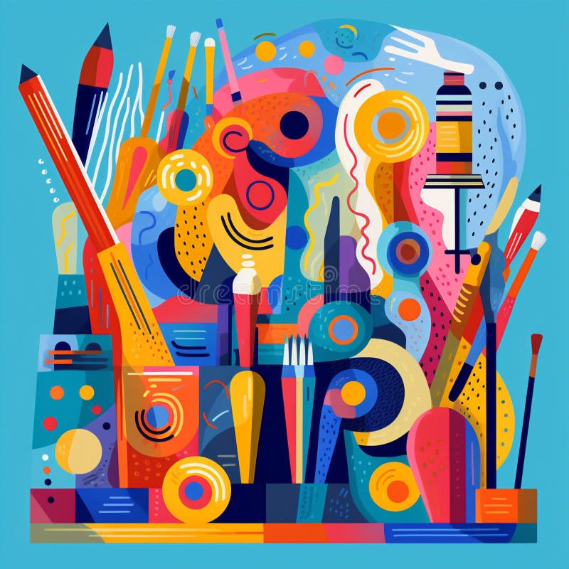 Craftsman S Symphony: an Ode To Artisan Tools Stock Illustration ...