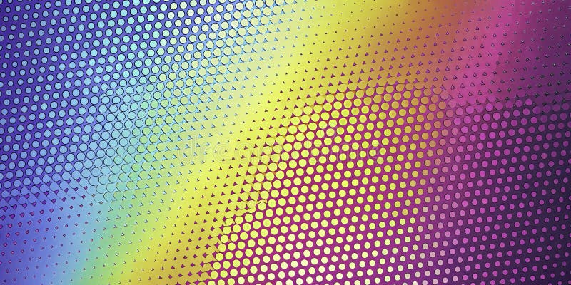 Stunning Panoramic Pop Art Gradient Halftone Dot Background Wallpaper ...