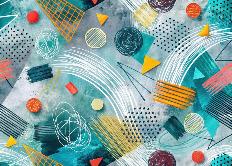 Dynamic Minimalist AI Art Abstract Geometric Patterns for Modern Decor ...