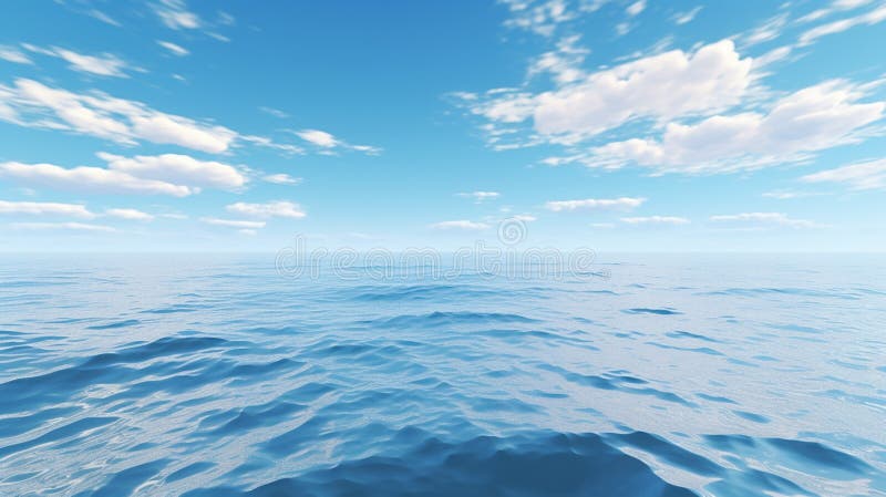 Exploring Water, Ocean, Clouds, and Waves in Visual Art Stock ...