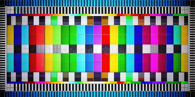 Stunning HD TV Test Pattern Wallpaper Vibrant Colorful Geometric ...