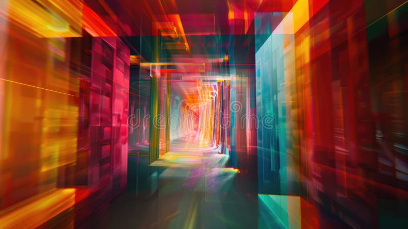 Immerse Yourself in a World of Vibrant Colors and Dynamic Shapes AIG535 ...