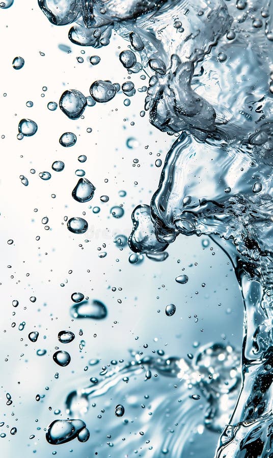 Immersed in Motion: a Mesmerizing Display of Fluid Dynamics Stock ...