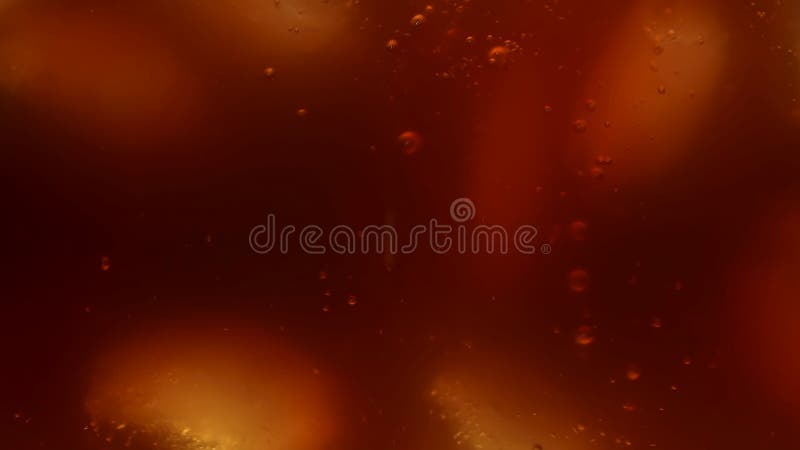 Immersion, Drop of Ice Cubes into Coffee with Milk, Tea. Splashes ...