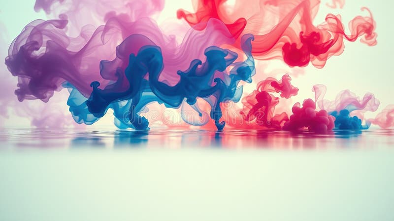 Immersive Abstract Ink Cloud Waterfalls: a Stunning 32K Photorealistic ...