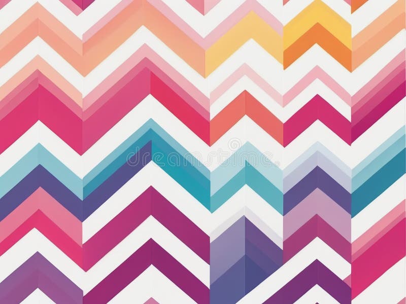 Immersive Abstract Manga Zigzag Pattern Soft Gradient Colors for a ...