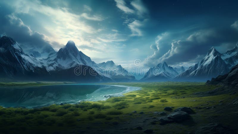 Immersive Aesthetic Display Background Stock Illustration ...