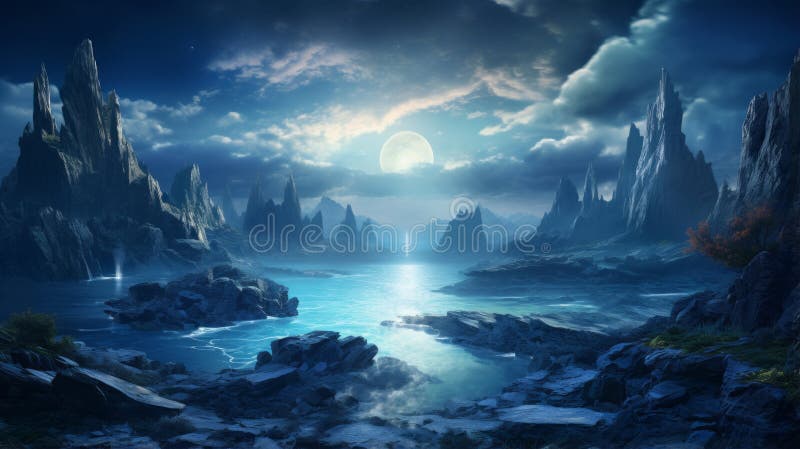 Immersive Aesthetic Display Background Stock Illustration ...