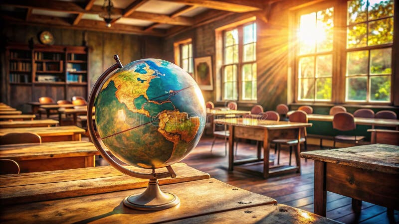 Immersive Classroom Globe a Panoramic Visual Aid for Engaging Geography ...