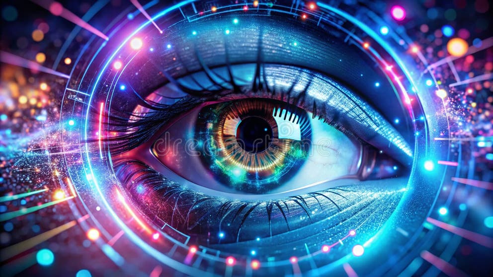 Immersive Closeup of a Holographic Augmented Reality Eye Exploring the ...