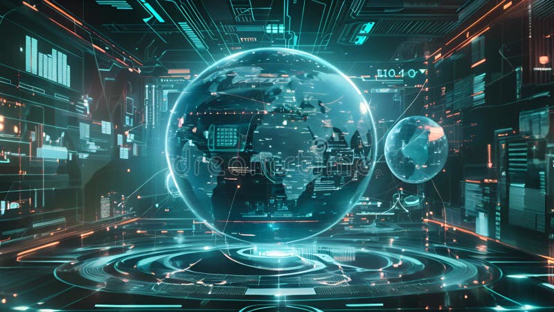 An Immersive 3D Animation Displaying a Holographic Representation of ...