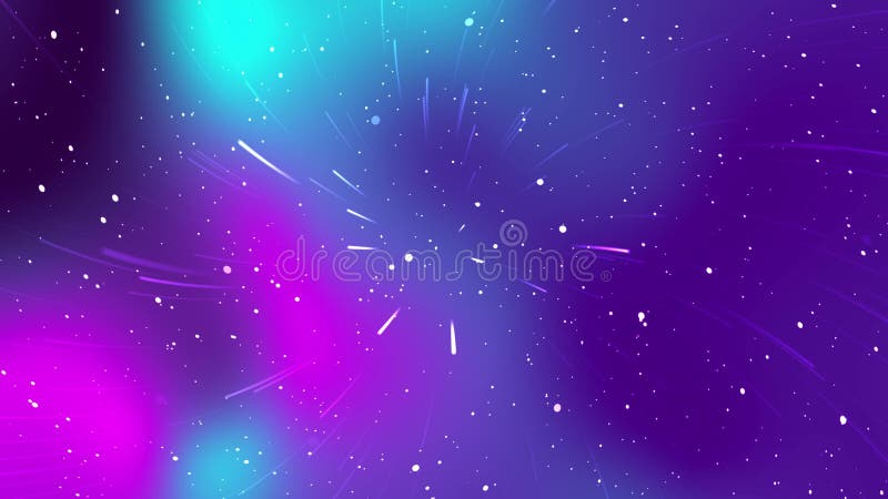 Immersive 3d Dynamic Background with Falling Particles and Rays from a ...