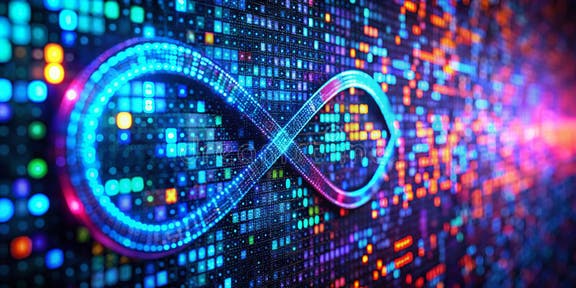 Immersive 3D Scrolling Code a Futuristic Abstract Wallpaper for ...