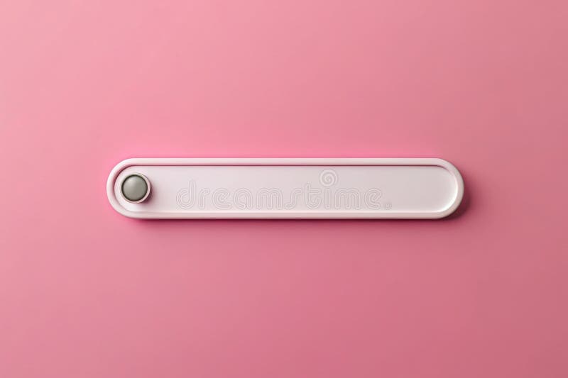 Immersive 3D Web Search Bar Minimalist Design Rendered on a Vibrant ...