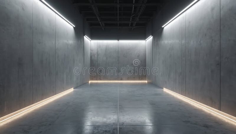 Immersive 360 Degree Panorama of Minimalistic Studio Interior with ...