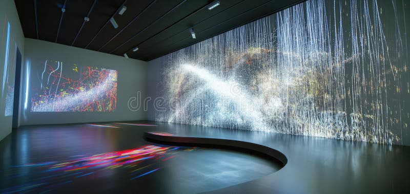 Immersive Digital Art Installation with Dynamic Light Projections in ...