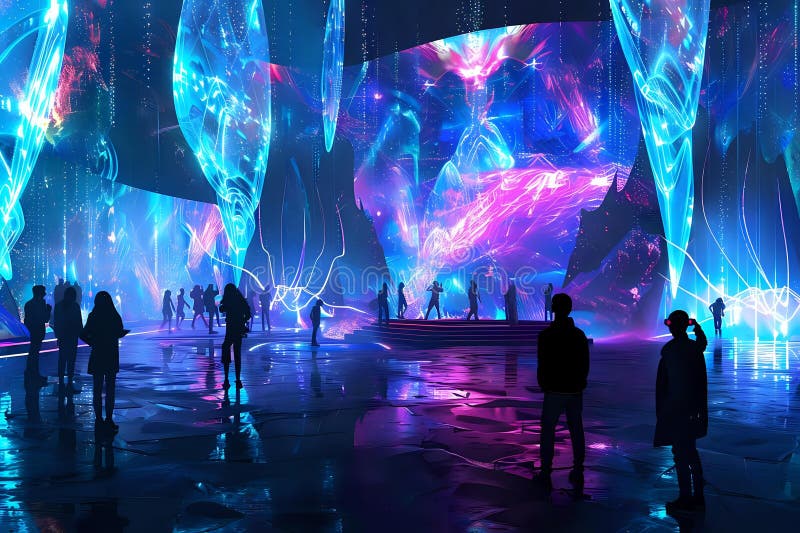 Immersive Digital Art Installation, Experience Vivid, Interactive Light ...