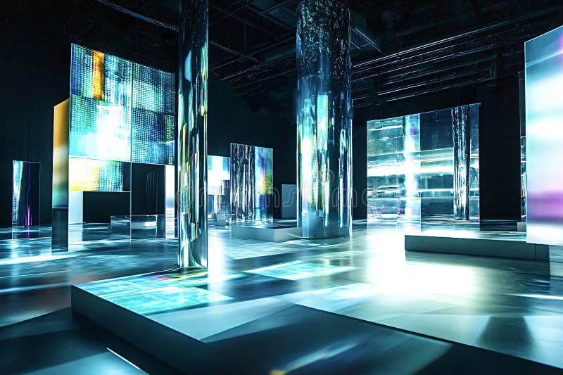 Immersive Digital Art Installation Transforming Space with Light and ...