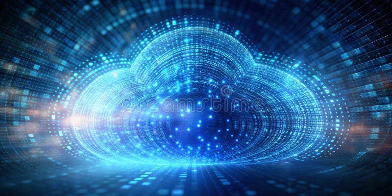 Immersive Digital Cloudcape a Stunning Abstract Visualization of Binary ...