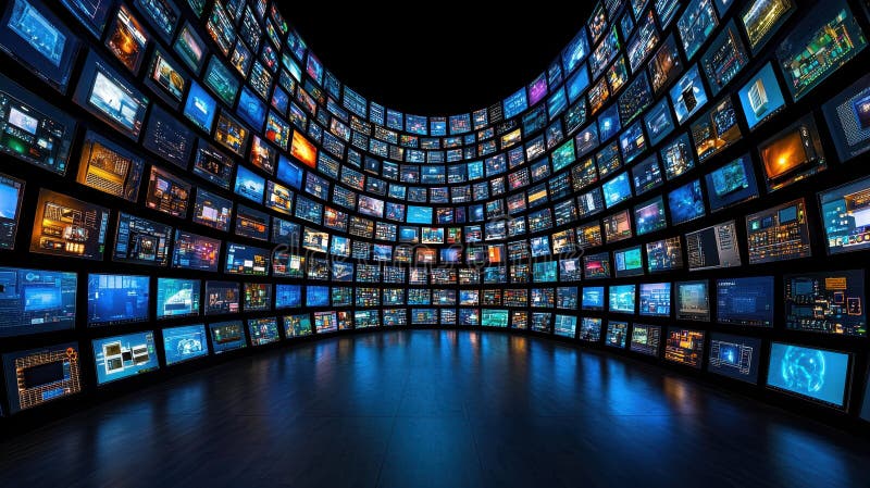 Numerous Screens Stock Illustrations – 342 Numerous Screens Stock ...